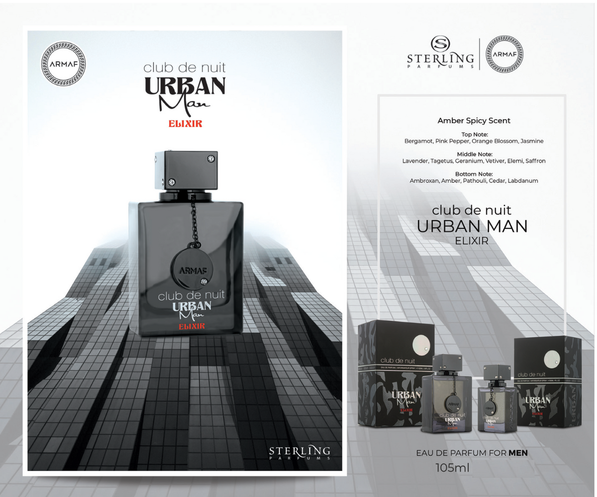 CLUB DE NUIT URBAN ELIXIR- 105 ML EDP – Fragrance Castle