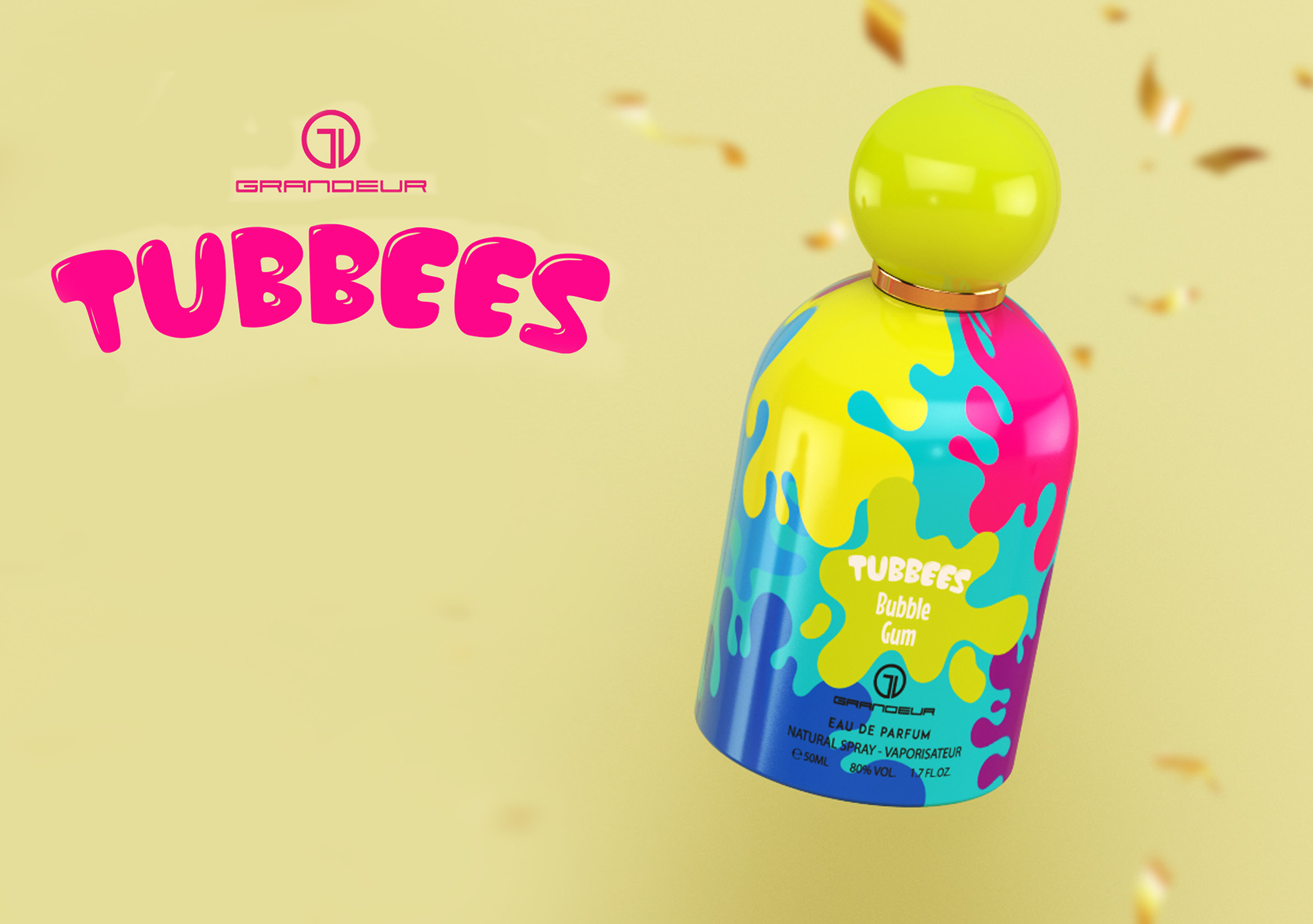 GRANDEUR TUBBEES - BUBBLE GUM - 50 ML EDP -UNISEX – Fragrance Castle